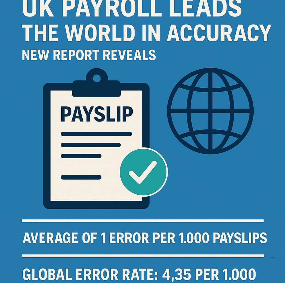 UK Payroll Leads the World in Accuracy, New Report Reveals